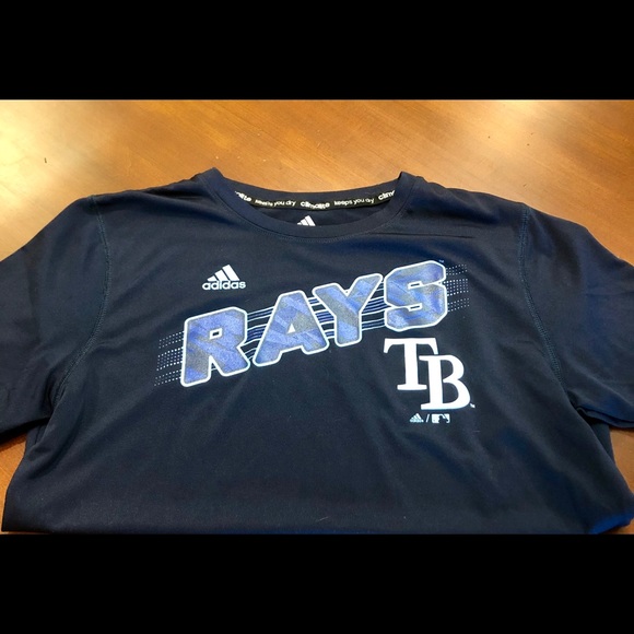 adidas | Shirts & Tops | Adidas Tb Rays Blue Tshirt | Poshmark